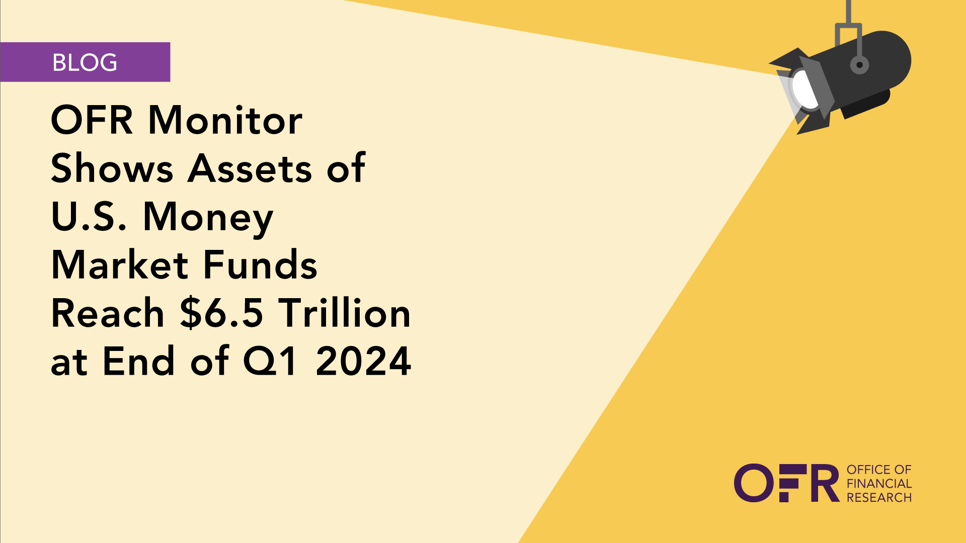 U.S. Money Market Funds Hit Record at End of Q1 2024 | Office of ...